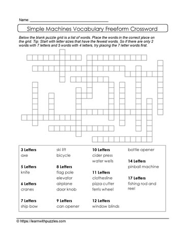 Freeform Simple Machines Puzzle Learn With Puzzles