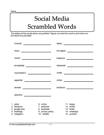 Jumbled Letters Puzzle Learn With Puzzles