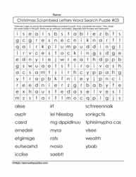 Christmas - Word Search Puzzles Learn With Puzzles