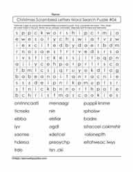 Christmas - Word Search Puzzles Learn With Puzzles