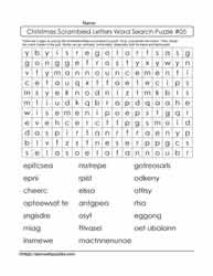 Christmas - Word Search Puzzles Learn With Puzzles