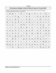 Christmas - Word Search Puzzles Learn With Puzzles