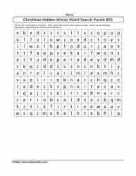 Christmas - Word Search Puzzles Learn With Puzzles